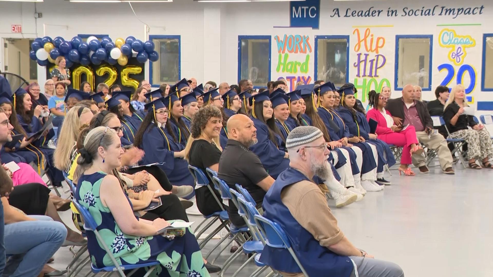60 women graduate high school at Lockhart, Texas, prison ceremony ...