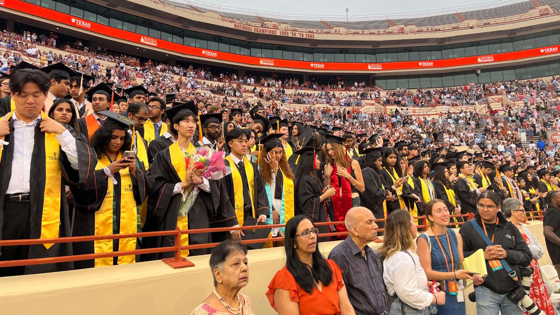 UT Austin holds graduation amid recent protests | kvue.com