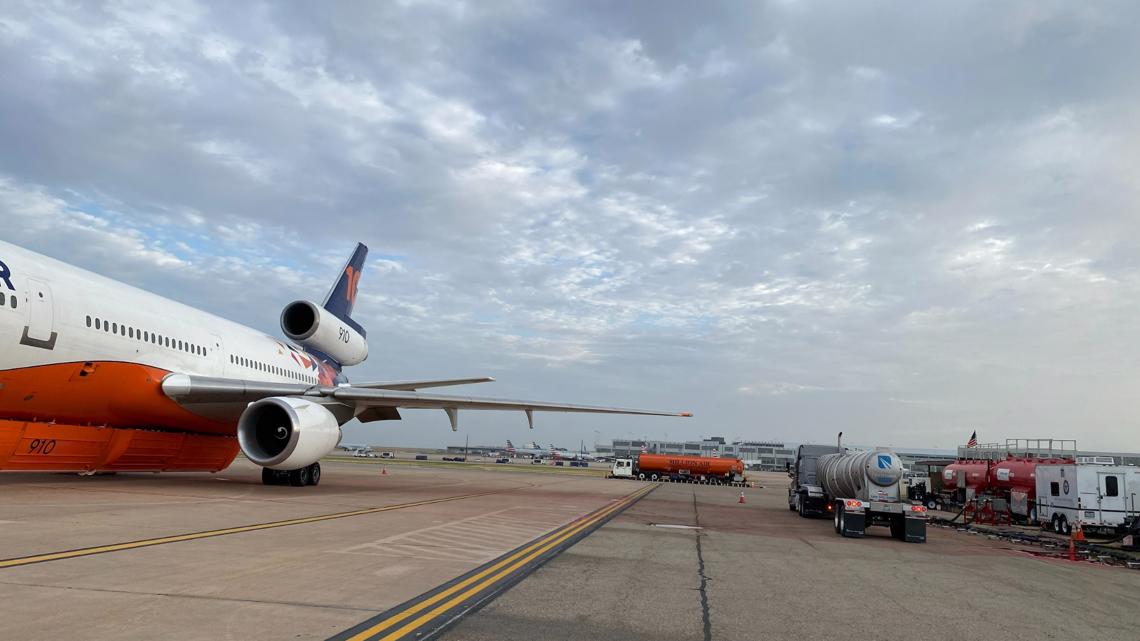 Austin Airtanker Base opens to assist with wildfire activity across ...