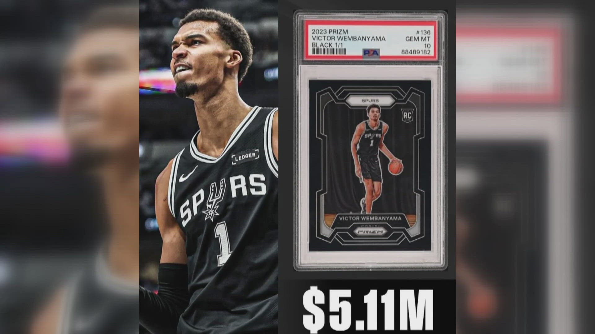 Victor Wembanyama rookie trading card sells for more than $5M | kvue.com