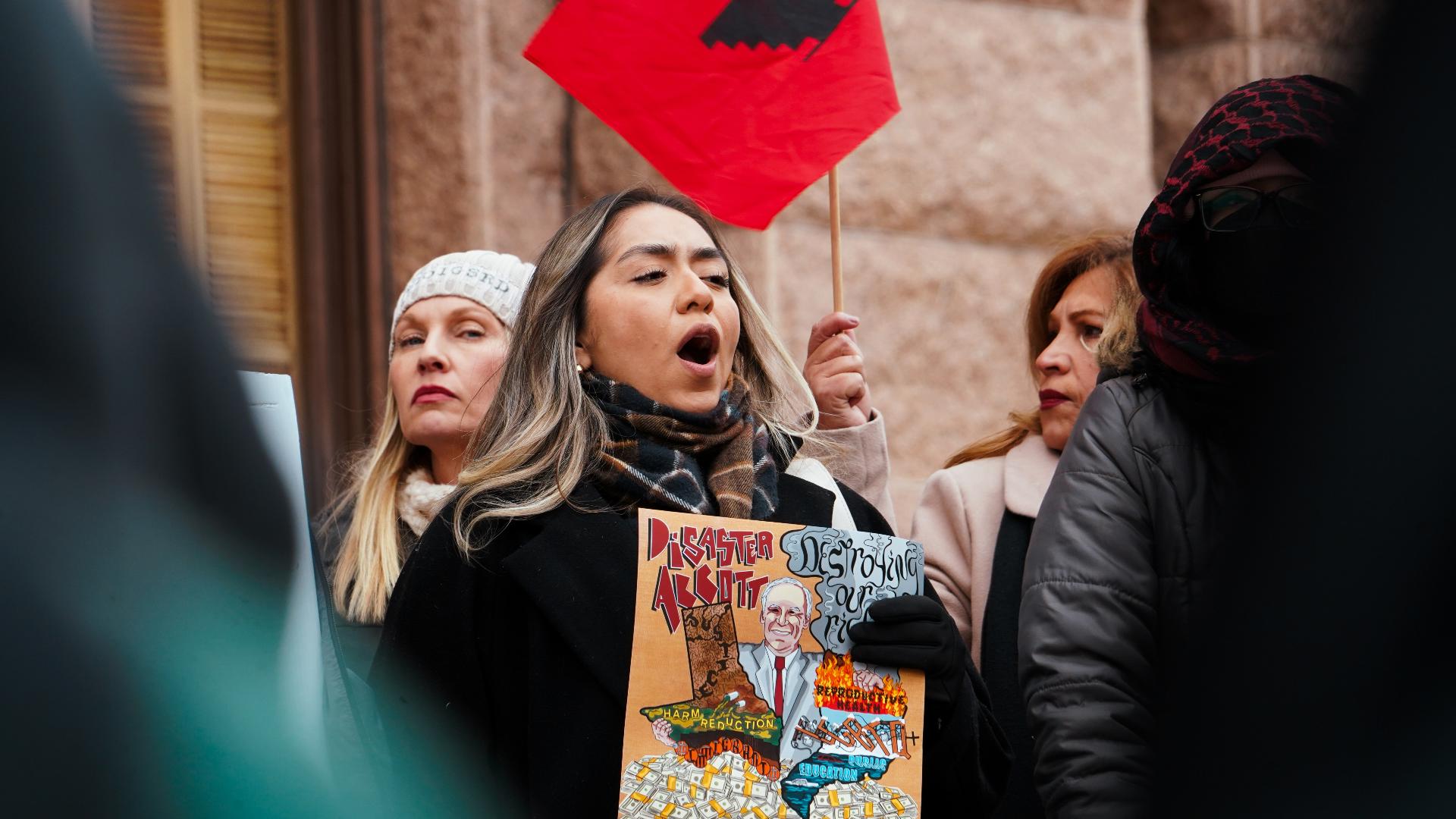 Protestors pushing for change during the Texas legislative session ...