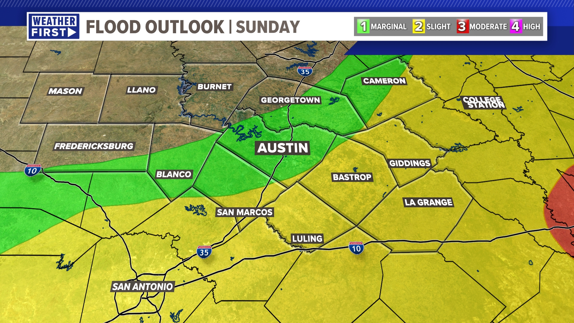 Austin-area weather: Severe storm timeline this weekend | kvue.com