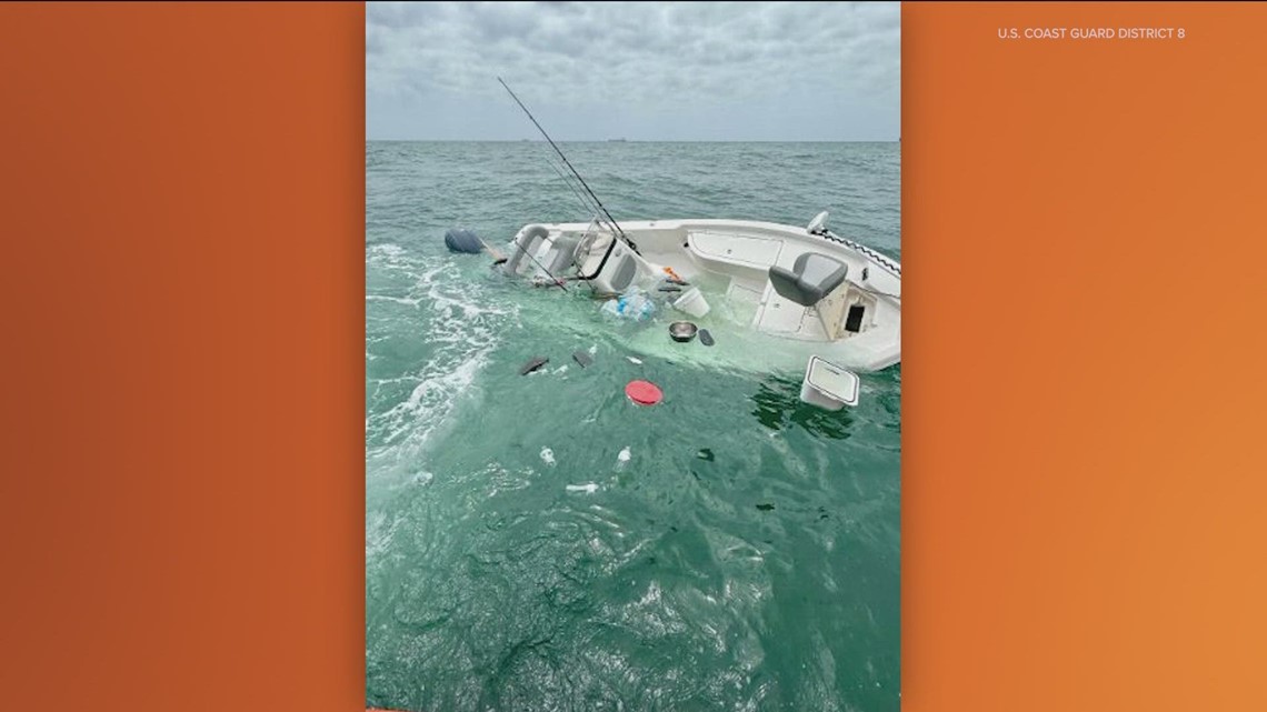Six people rescued from sinking boat in Freeport, Texas | kvue.com