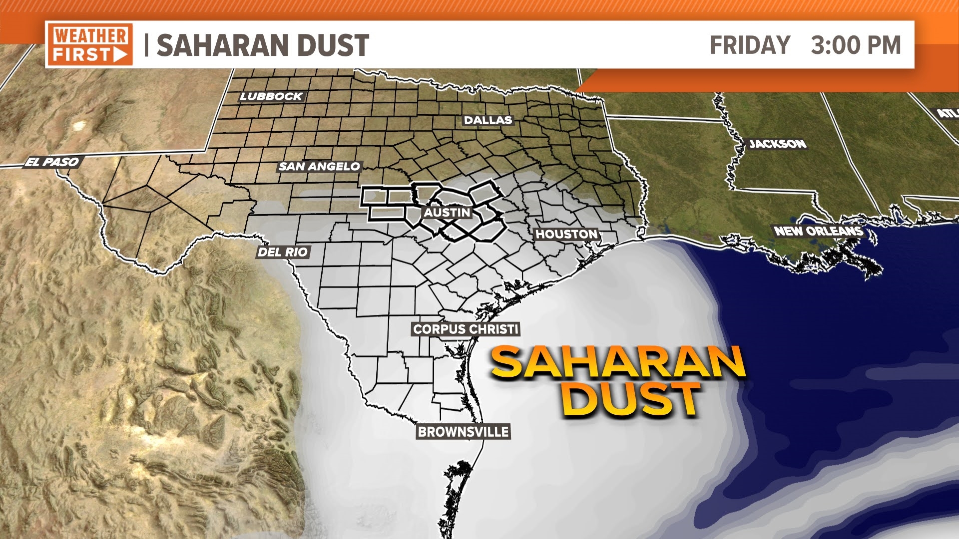Saharan dust brings hazy conditions to Texas | kvue.com