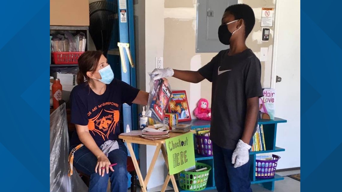 Del Valle teacher creates neighborhood library, highlighting need for a ...