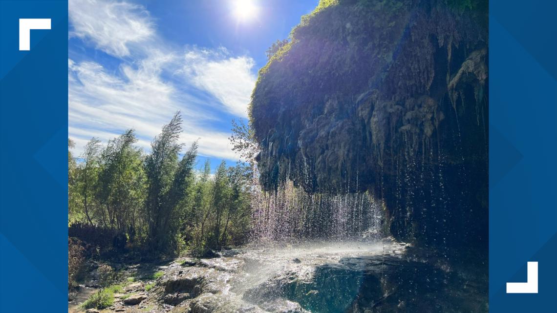 PHOTOS: Waterfall near Lake Georgetown partially collapses | kvue.com