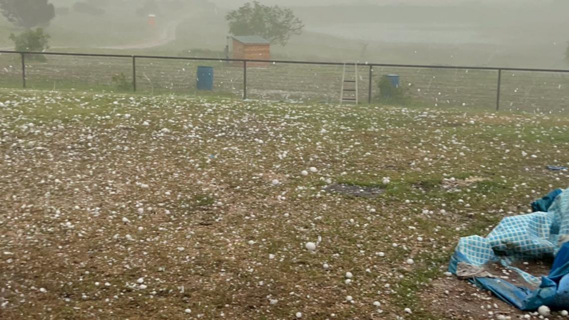 PHOTOS: Large hail falls across Central Texas | kvue.com