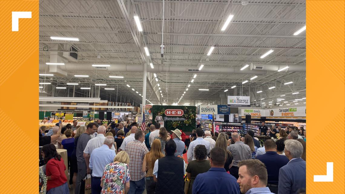 H-E-B in Georgetown's Wolf Lakes Village set to open Wednesday | kvue.com