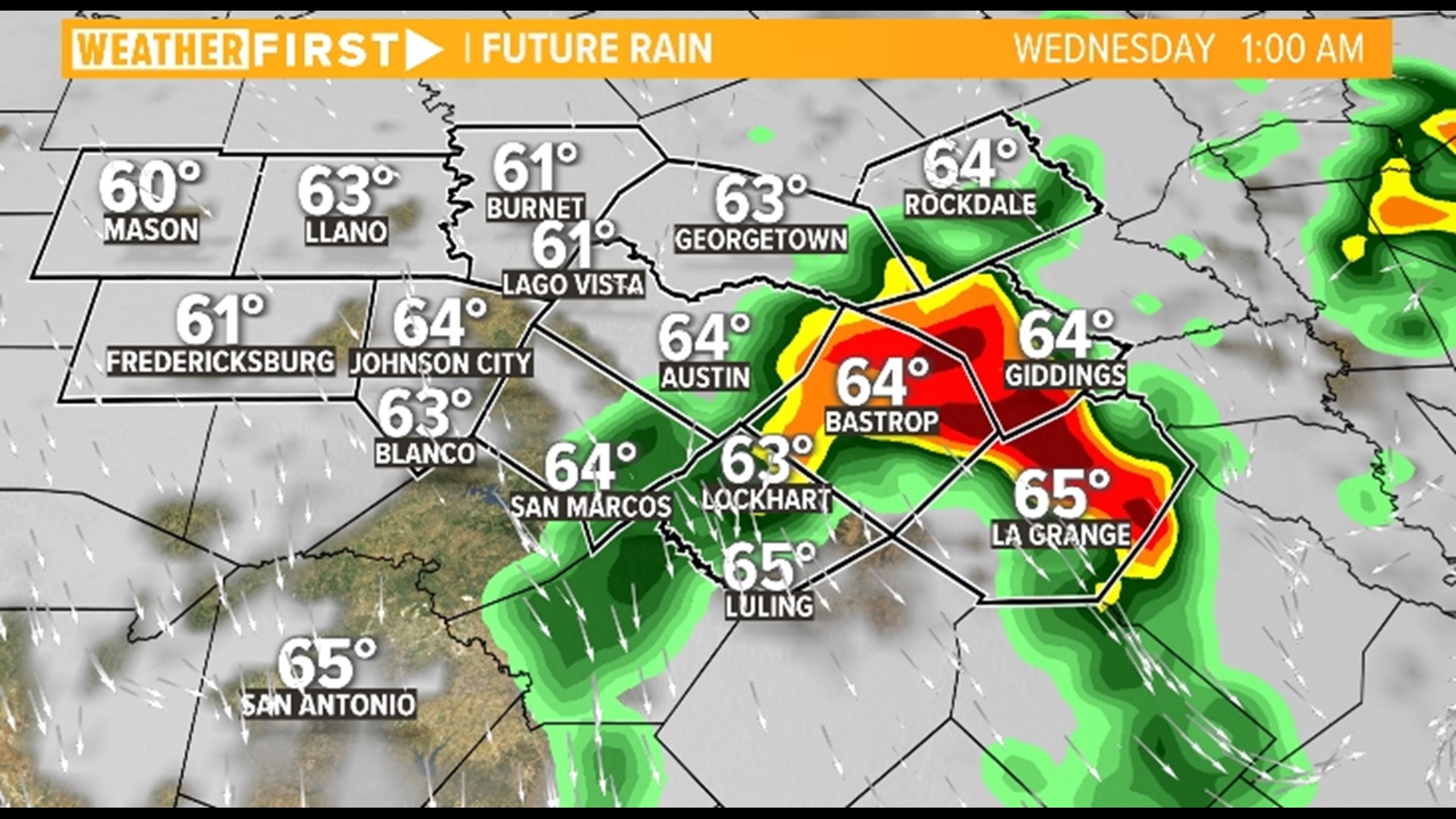 Austin-area weather: Multiple rounds of severe storms possible | kvue.com