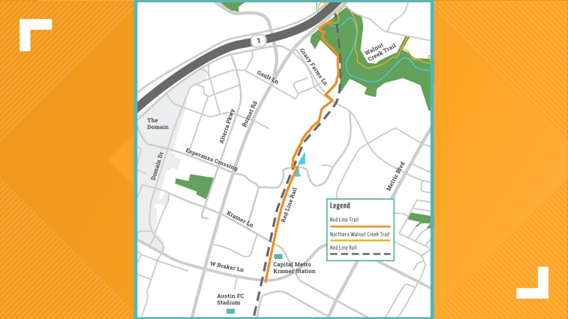 CapMetro plans to build Red Line Trail to connect to Q2 Stadium | kvue.com