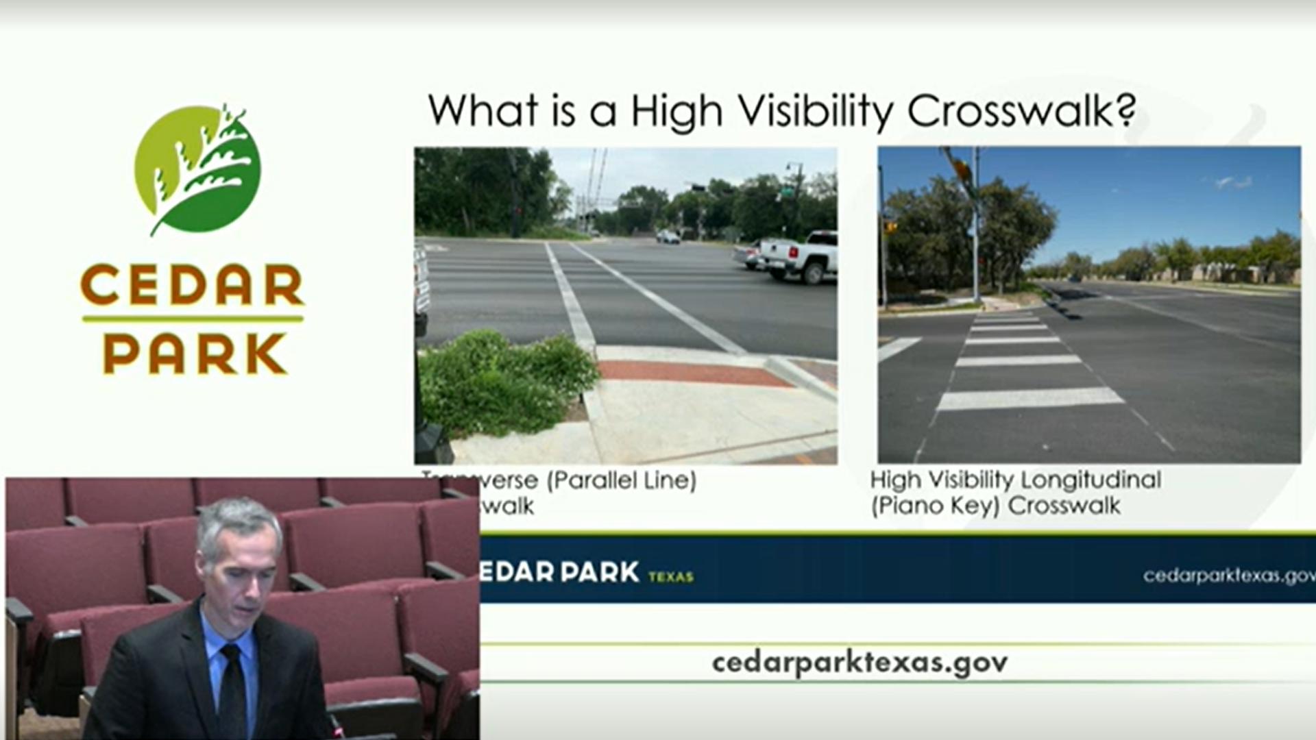 Cedar Park City Council approves upgrading crosswalks to make them more ...