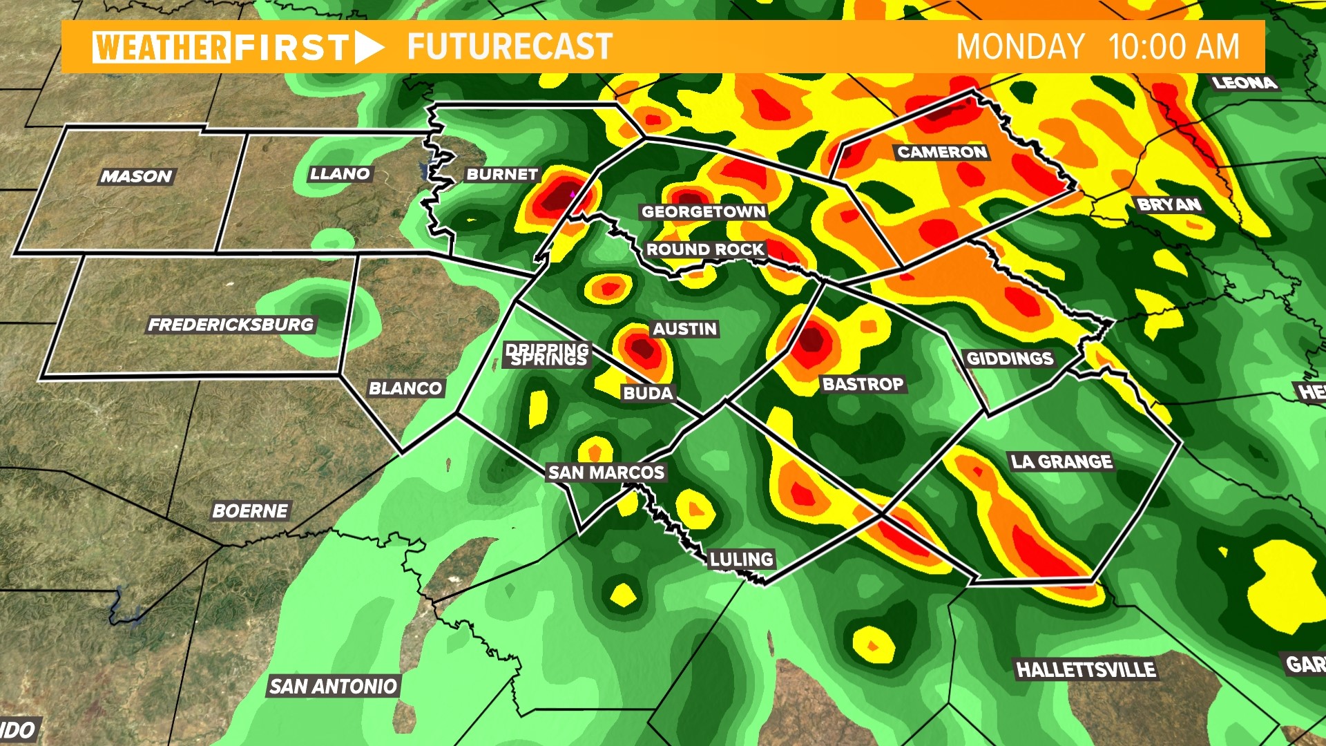 Austin forecast: Widespread rain returns | Flooding concerns? | kvue.com
