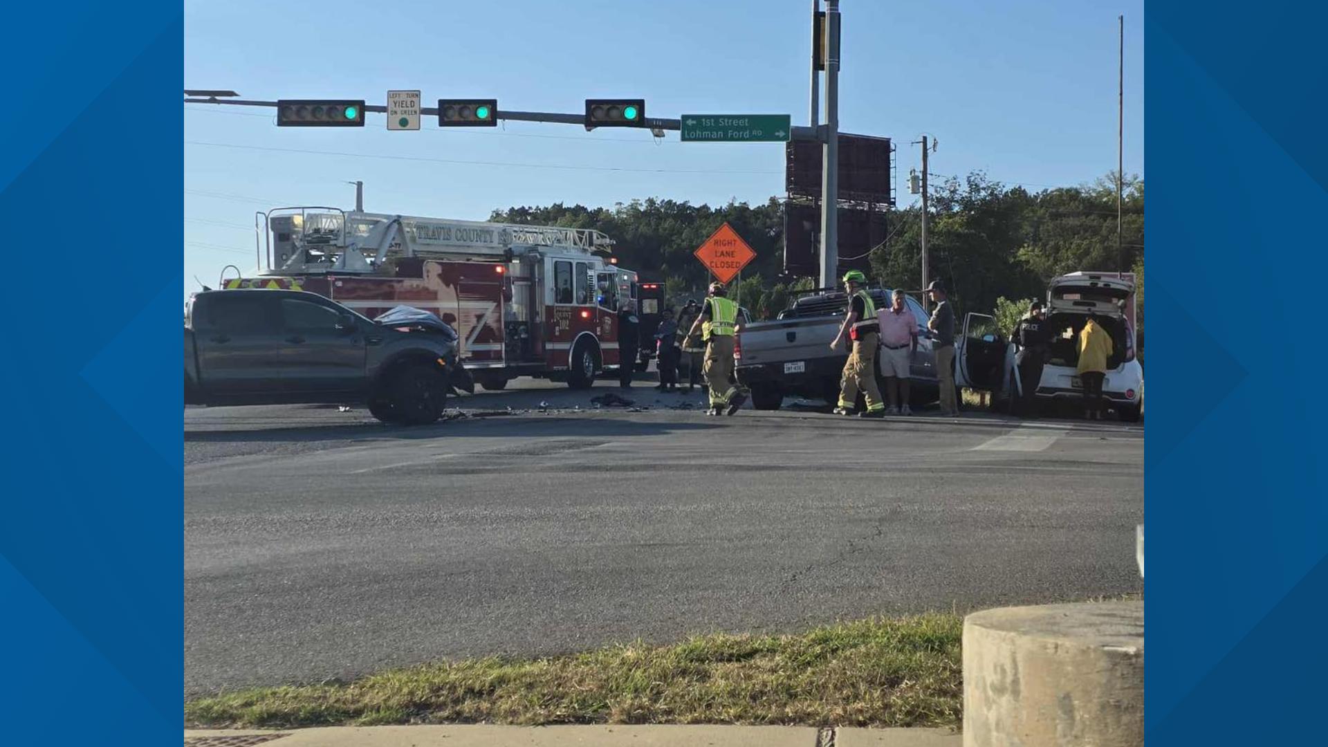 6 people being treated in Travis County collision involving multiple ...