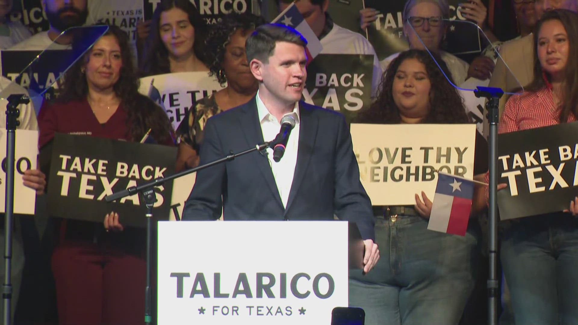 US Senate candidate James Talarico delivers victory speech in Austin ...