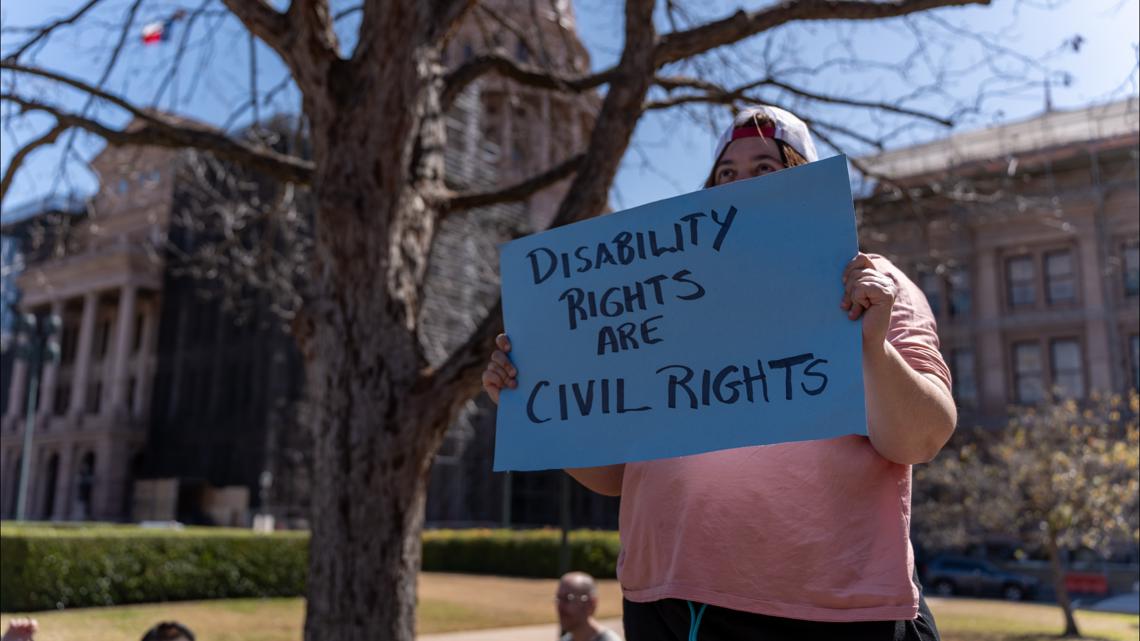 Disability rights advocates rally at Texas Capitol to fight Section 504 ...