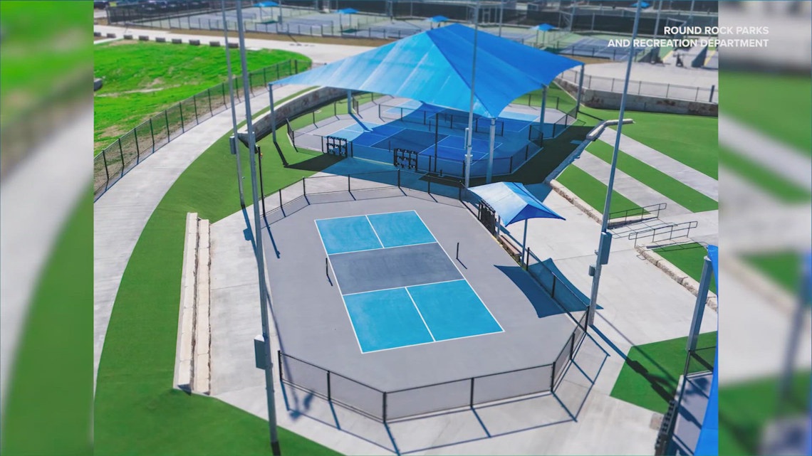 New pickleball courts open at Old Settlers Park in Round Rock | kvue.com