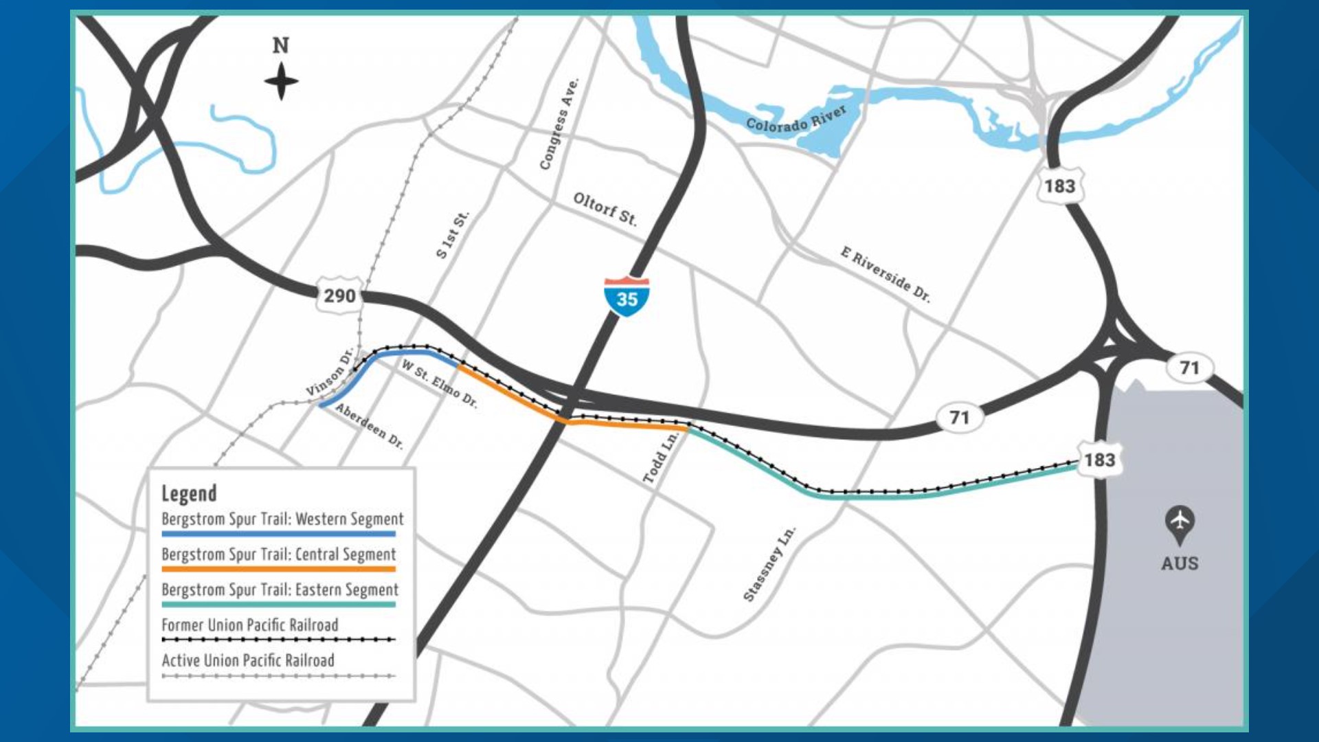 Design phase begins for Bergstrom Spur Trail in southeast Austin | kvue.com