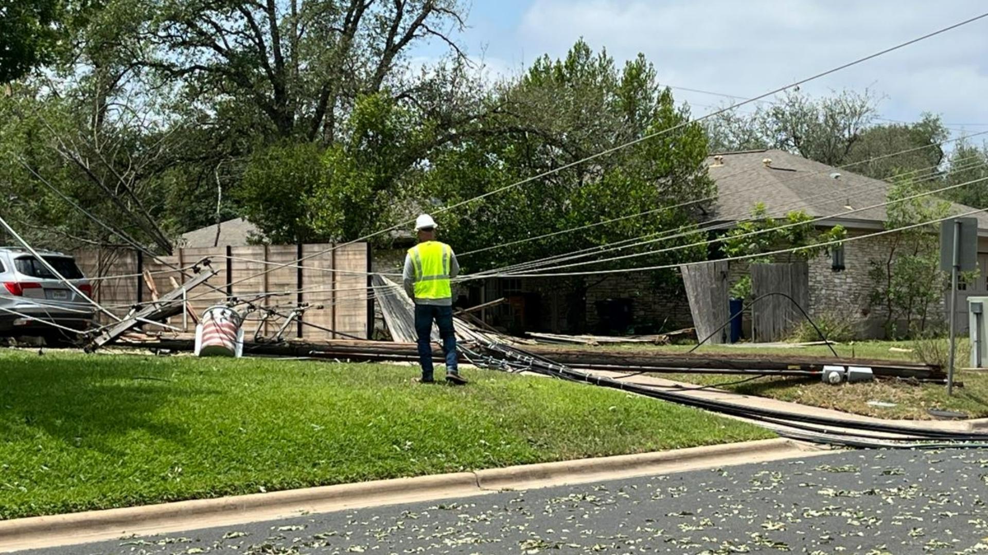 Austin storm damage: Severe weather leaves path of destruction | kvue.com