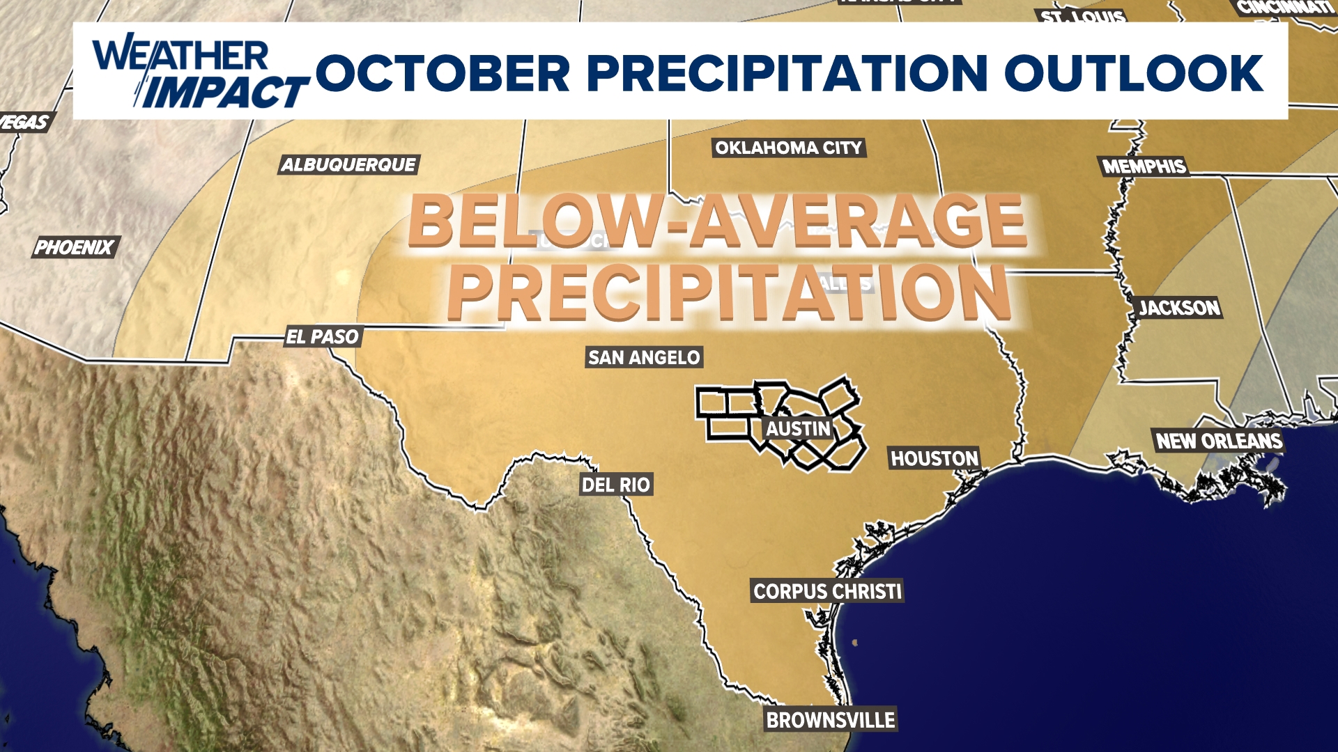 Central Texas faces warm, dry October in 2025 | kvue.com