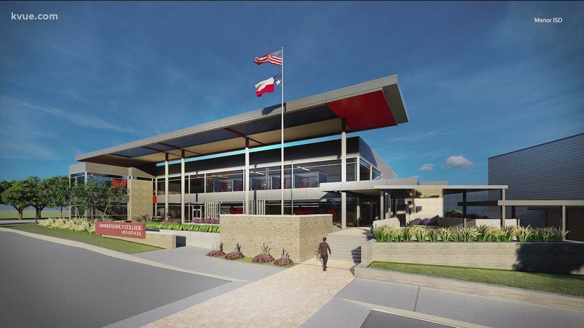 Manor ISD breaks ground on newest early college high school | kvue.com