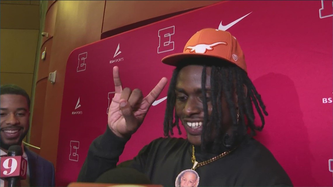 Cedric Baxter Jr. commits to Texas | kvue.com