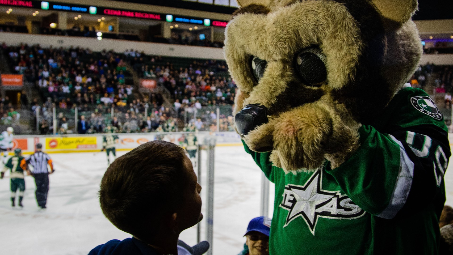 Cedar Park Texas Stars mascot Ringo has one goal | kvue.com