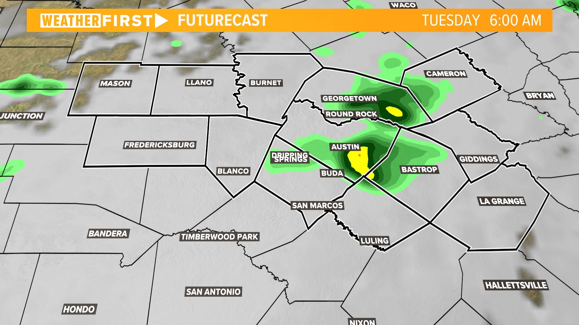 Austin, Texas, weather: Storm outlook Monday into Tuesday | kvue.com