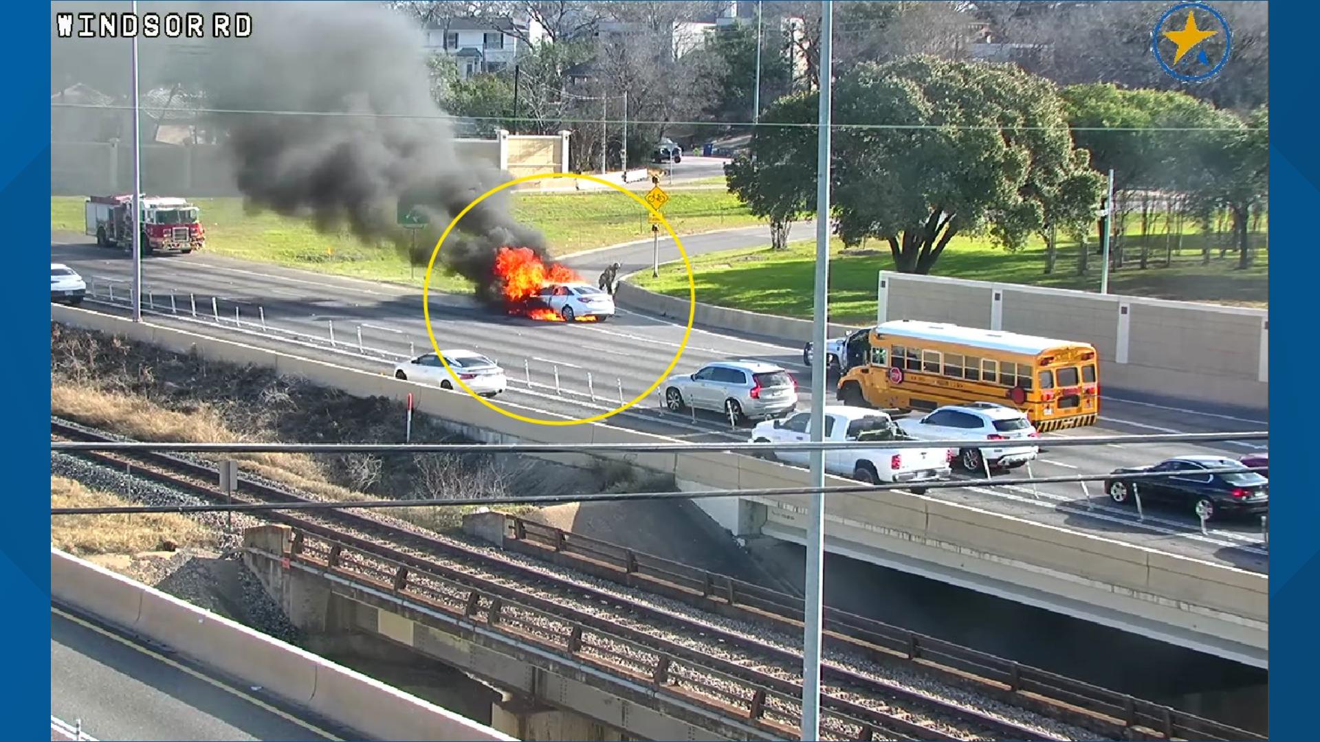 Austin traffic: MoPac lanes reopen following vehicle fire near Windsor ...