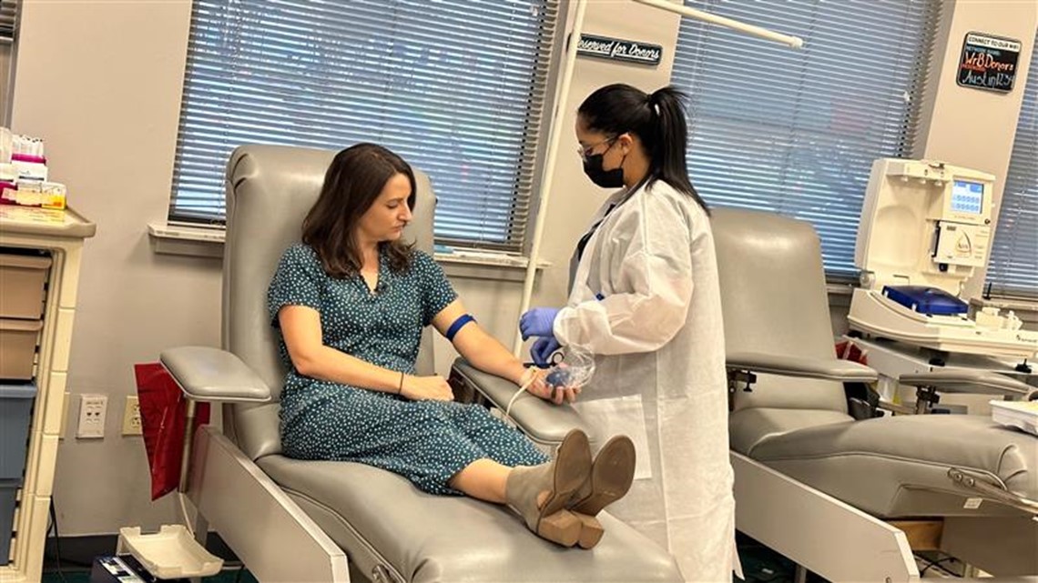Blood recipient hoping to inspire others to donate blood | kvue.com