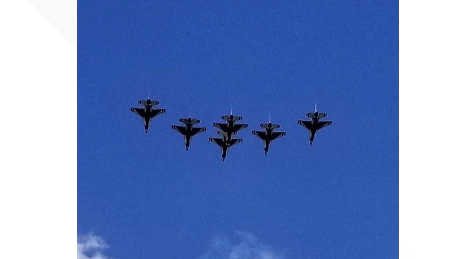 Air Force Thunderbirds flying over Austin, San Antonio | kvue.com
