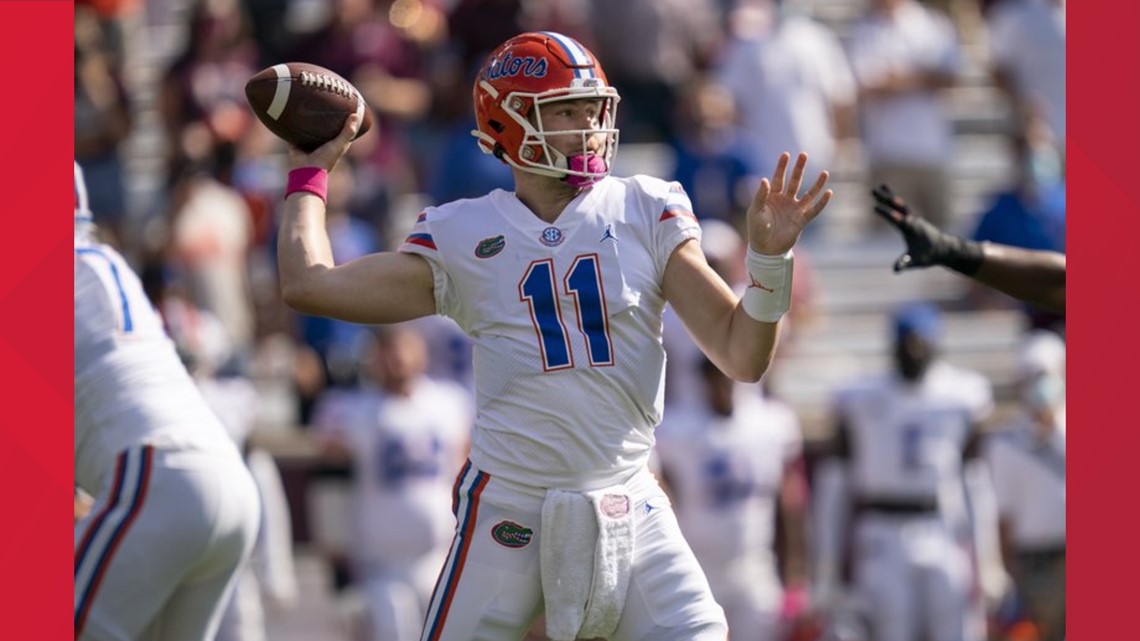 Spiller helps No. 21 A&M upset No. 4 Florida 41-38 | kvue.com