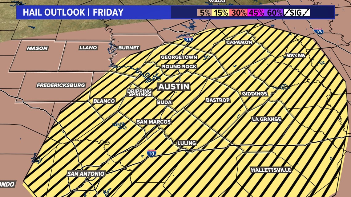 Austin forecast: Large hail possible Friday across Central Texas | kvue.com
