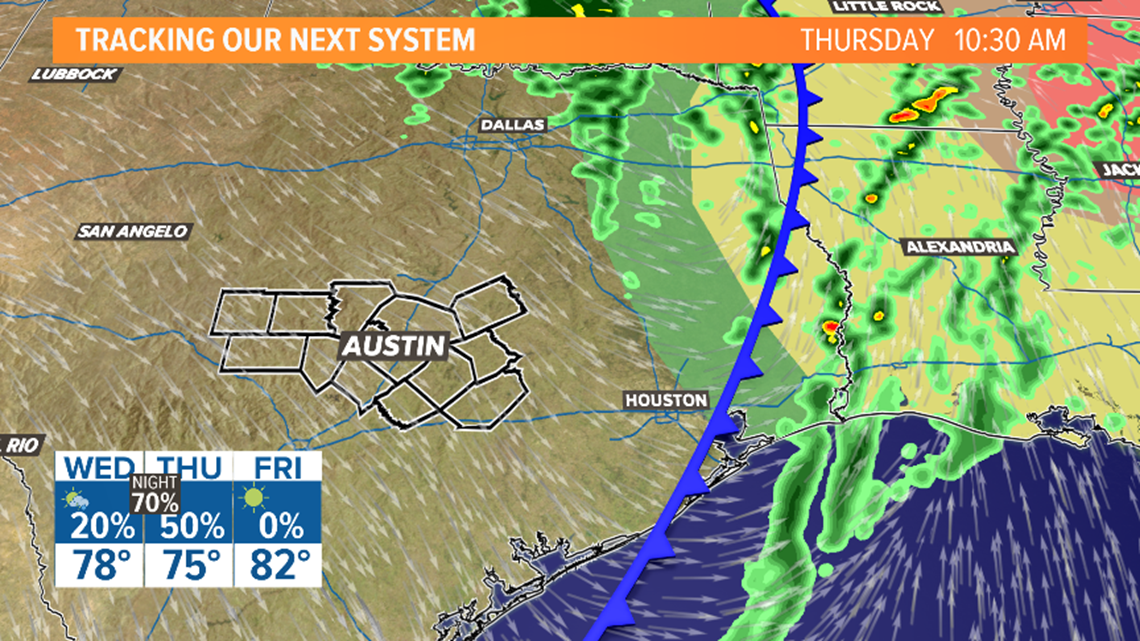 Round 2: Strong to severe storms possible Wednesday afternoon through ...