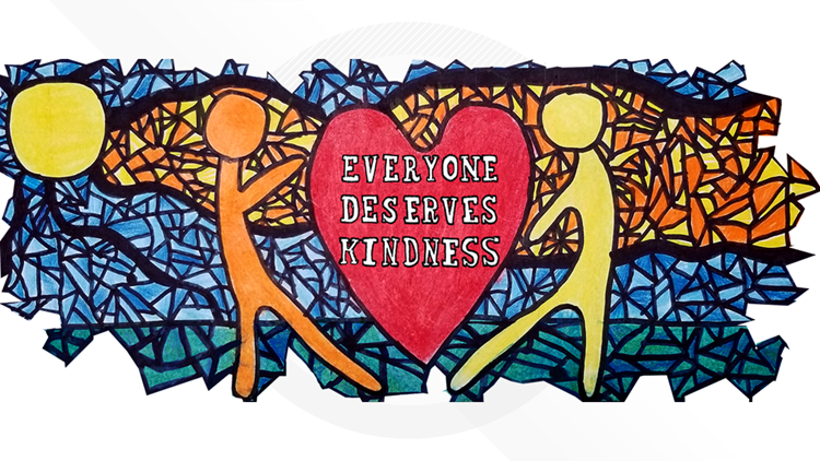 'Everyone Deserves Kindness' | Local high school student's design ...