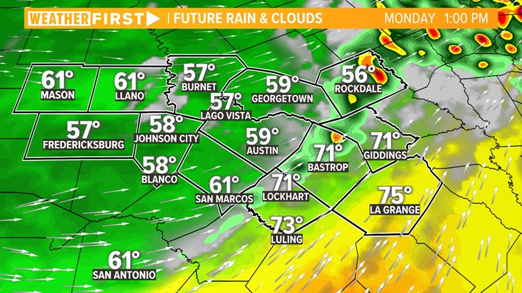 Austin, TX weather forecast: Storms possible to start the week | kvue.com