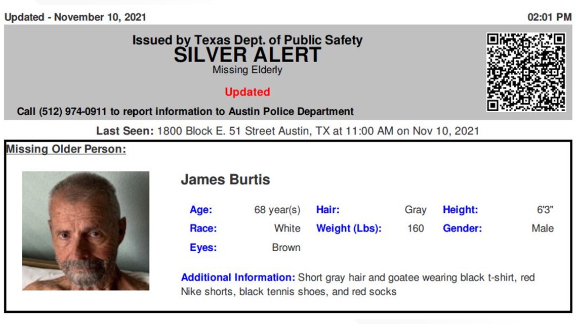 Silver Alert discontinued for missing Austin man | kvue.com