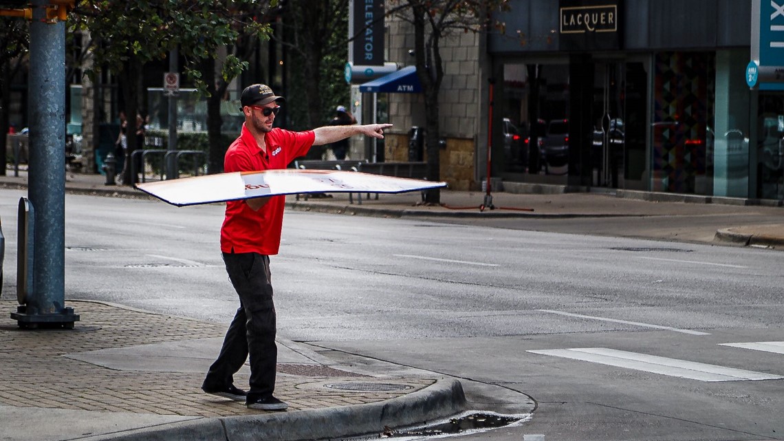 Two Austin sign spinners headed to Las Vegas for World Sign Spinning ...