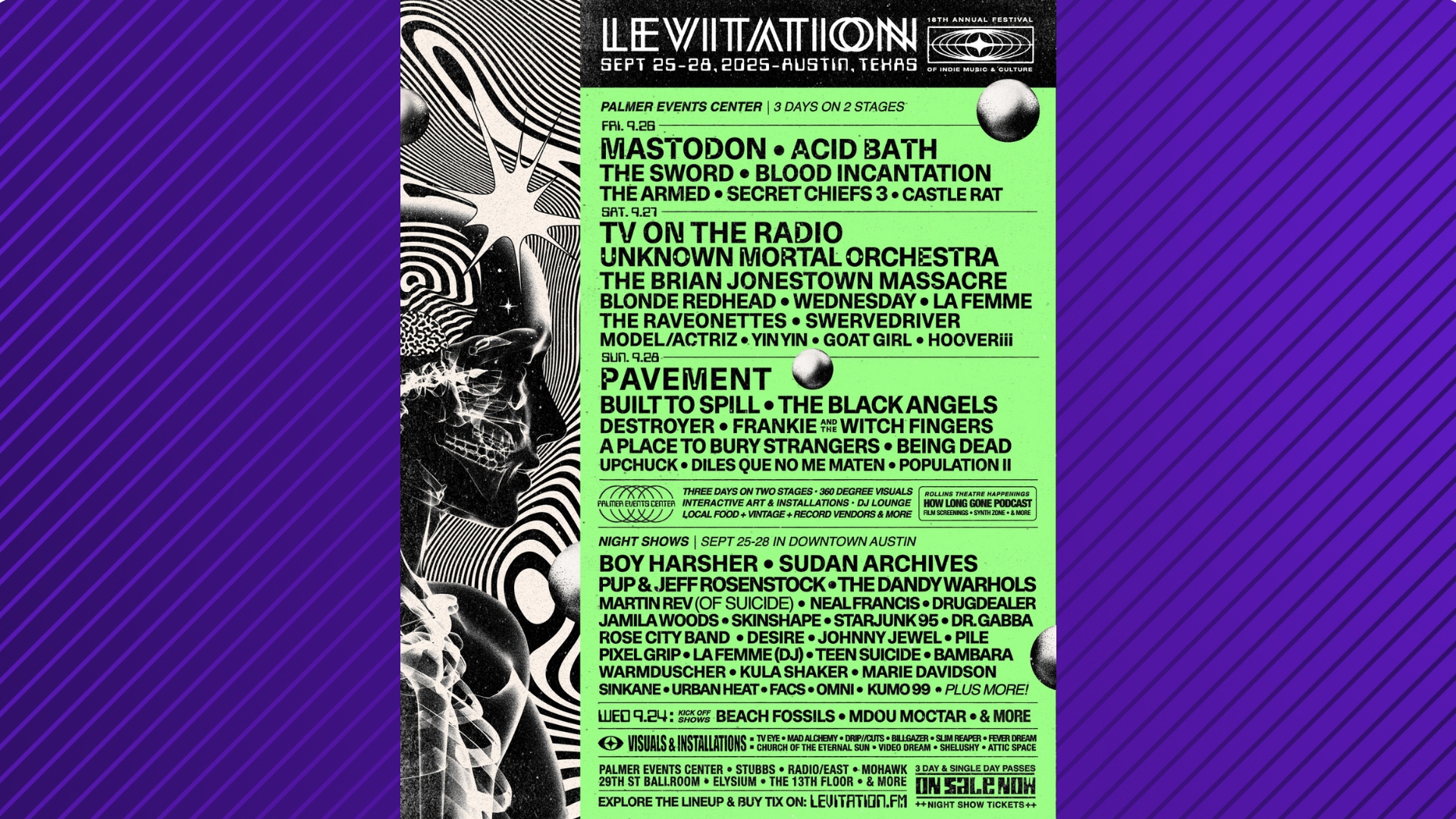 LEVITATION 2025 will have its main stage at Palmer Event Center | kvue.com