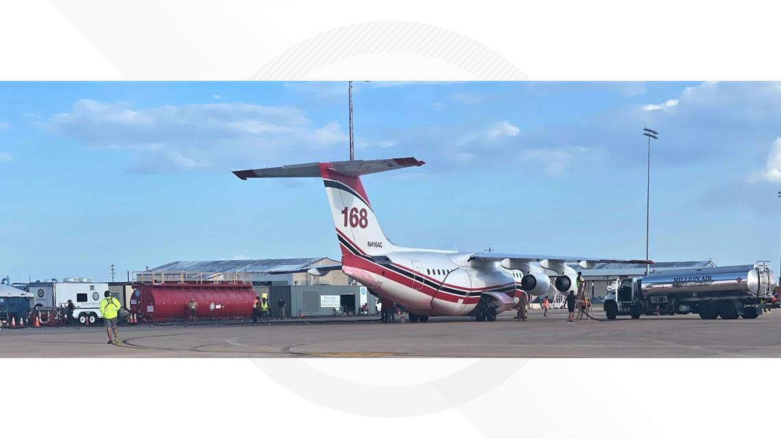 Austin Airtanker Base opens to assist with wildfire activity across ...