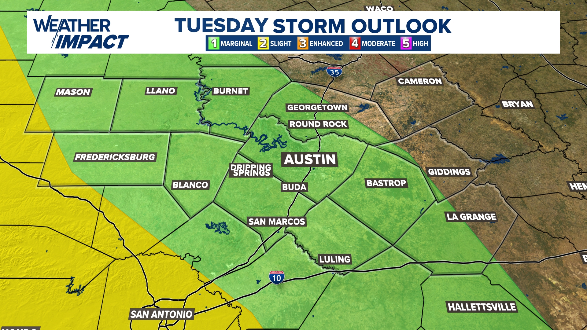 Austin-area weather: Active weather pattern continues after Memorial ...