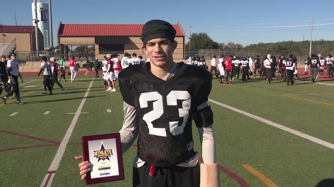 Luca Antoun, Lake Travis football | Athlete of the Week | kvue.com