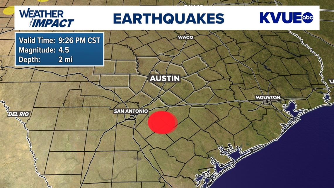 Another South Texas earthquake felt more than 100 miles away in Austin ...