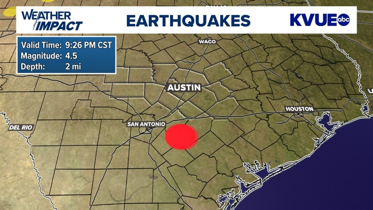 Another South Texas earthquake felt more than 100 miles away in Austin ...