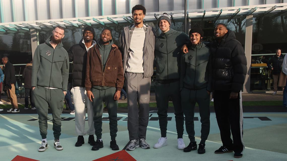 San Antonio Spurs star Victor Wembanyama dedicates new courts to ...