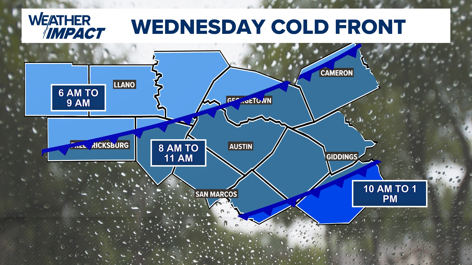 Next Central Texas cold front arrives Wednesday | kvue.com