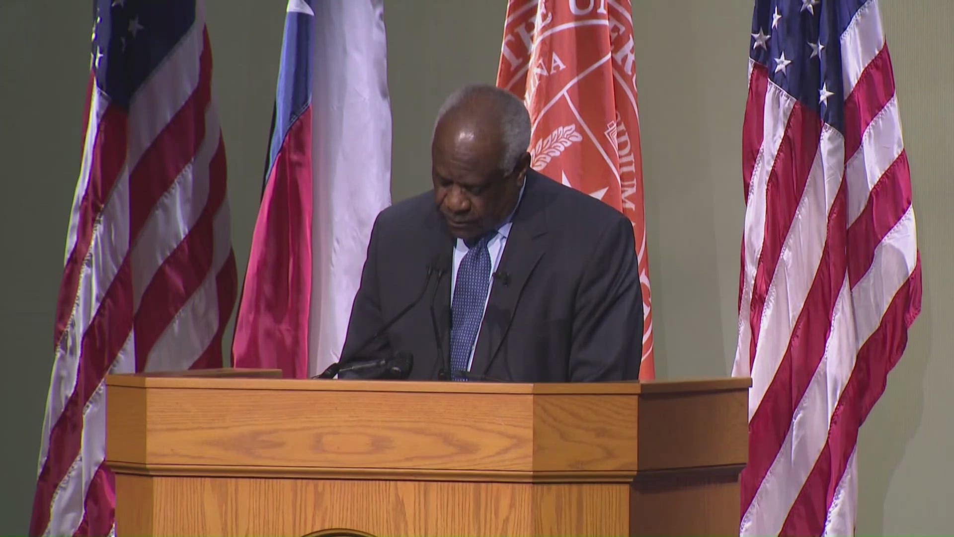 Supreme Court Justice Clarence Thomas speaks at UT Austin | kvue.com