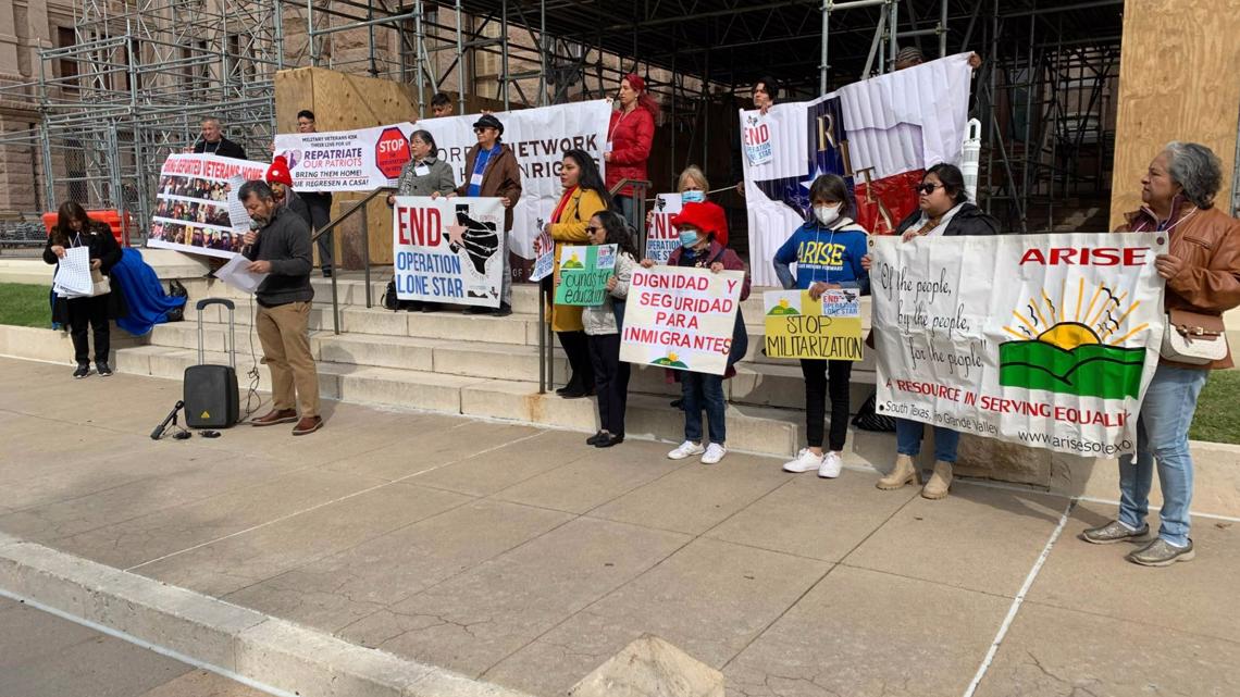 PHOTOS: Border advocates protest Operation Lone Star | kvue.com