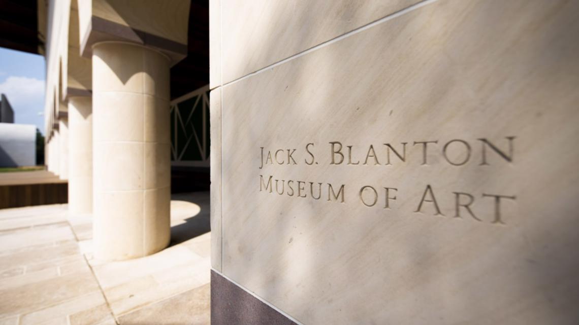 Blanton Museum of Art, located on UT Austin's campus, receives a ...