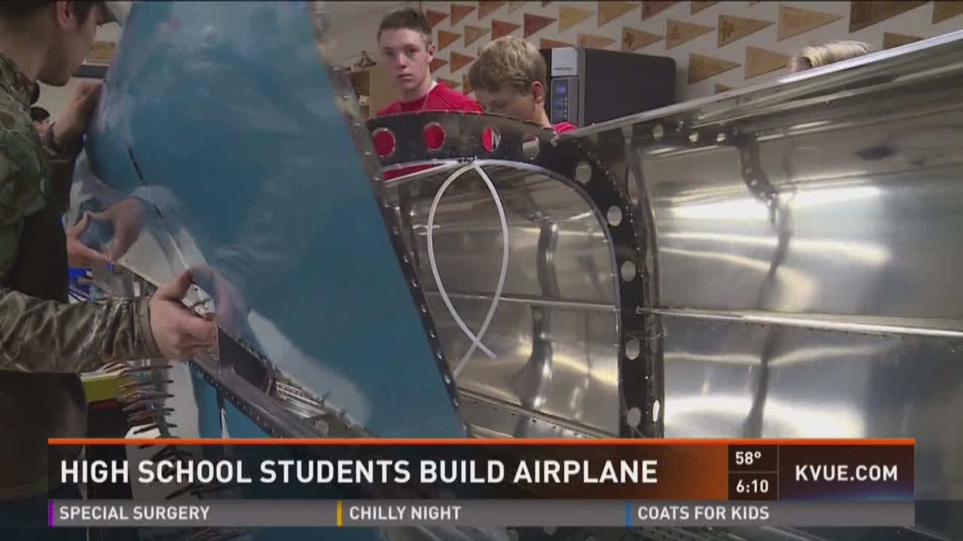 High school students in Georgetown build real airplane | kvue.com
