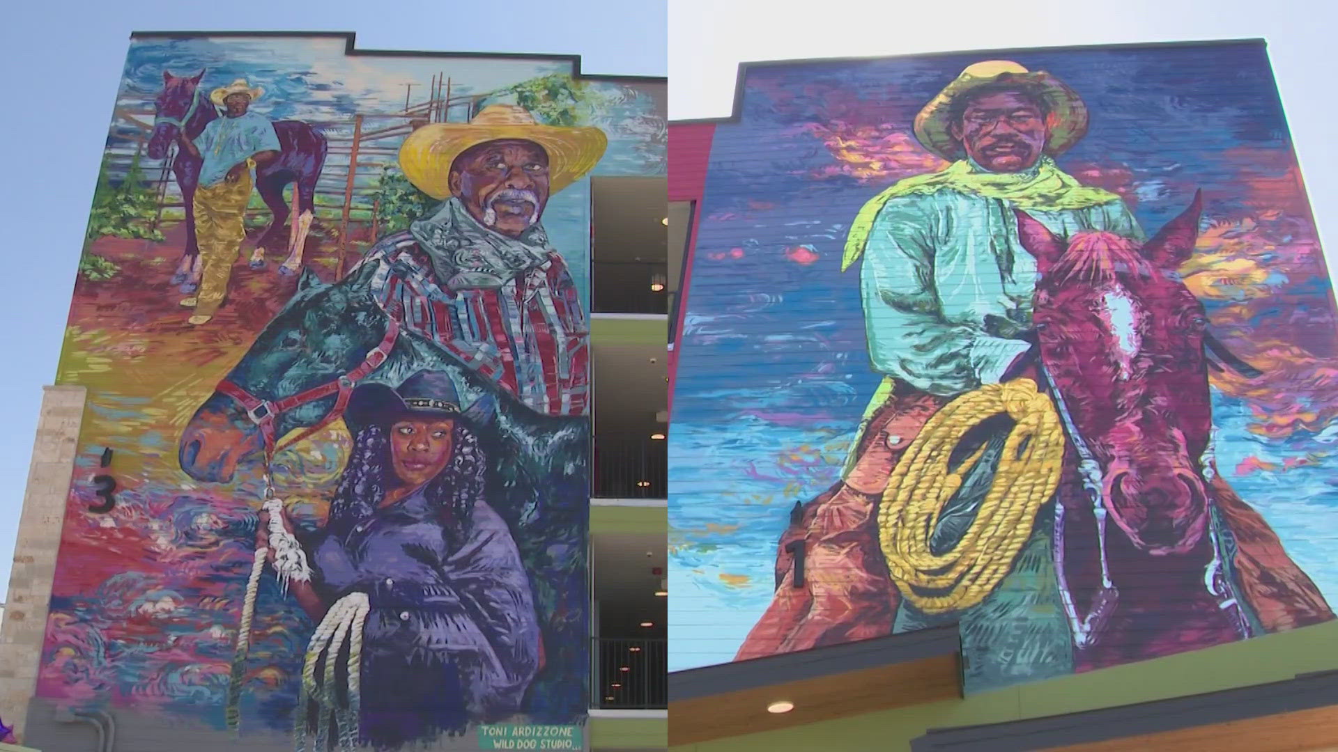 Murals at new affordable housing complex celebrate East Austin Trail ...